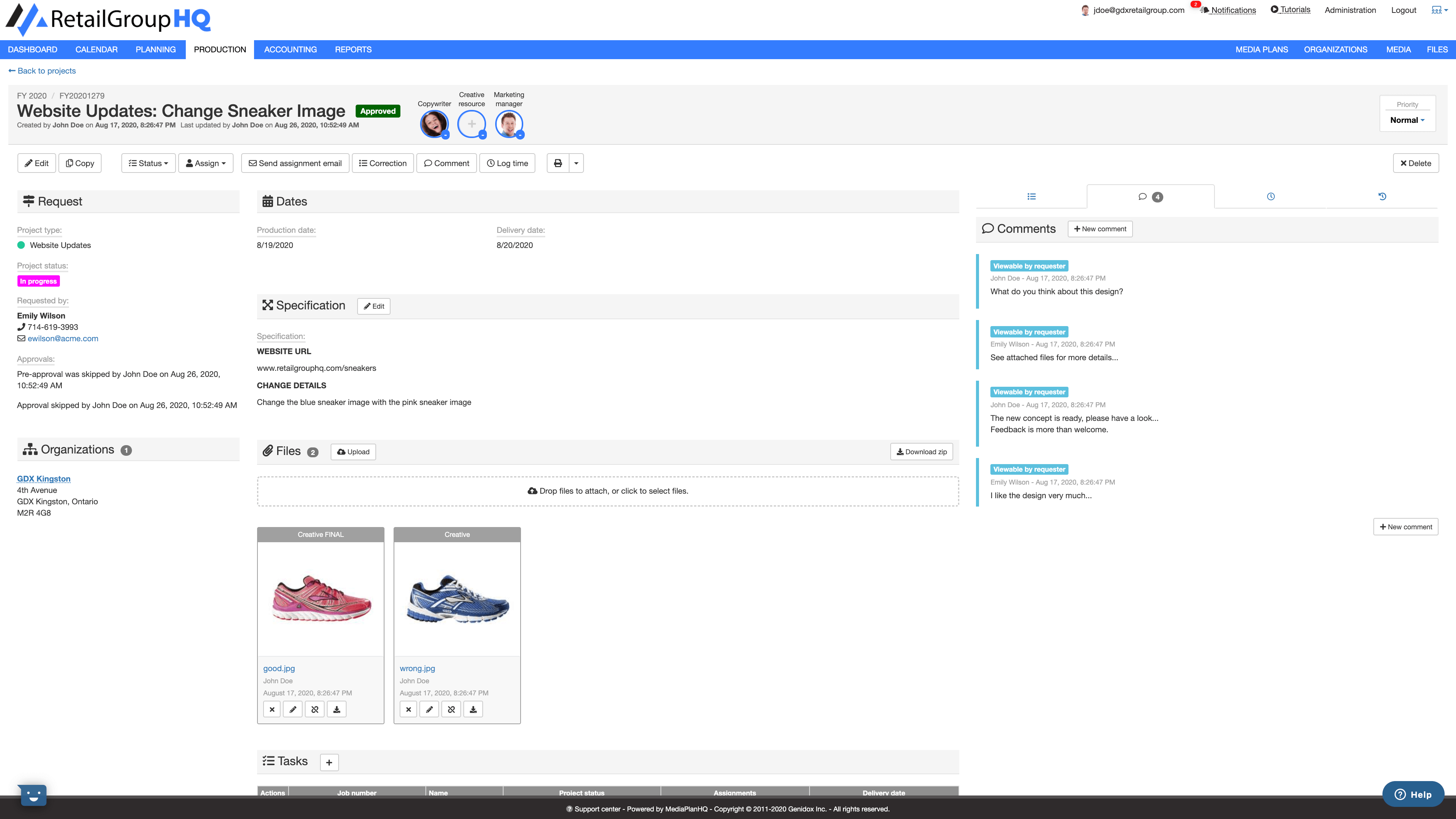 Marketing request forms for a clear channel for requests | MediaPlanHQ