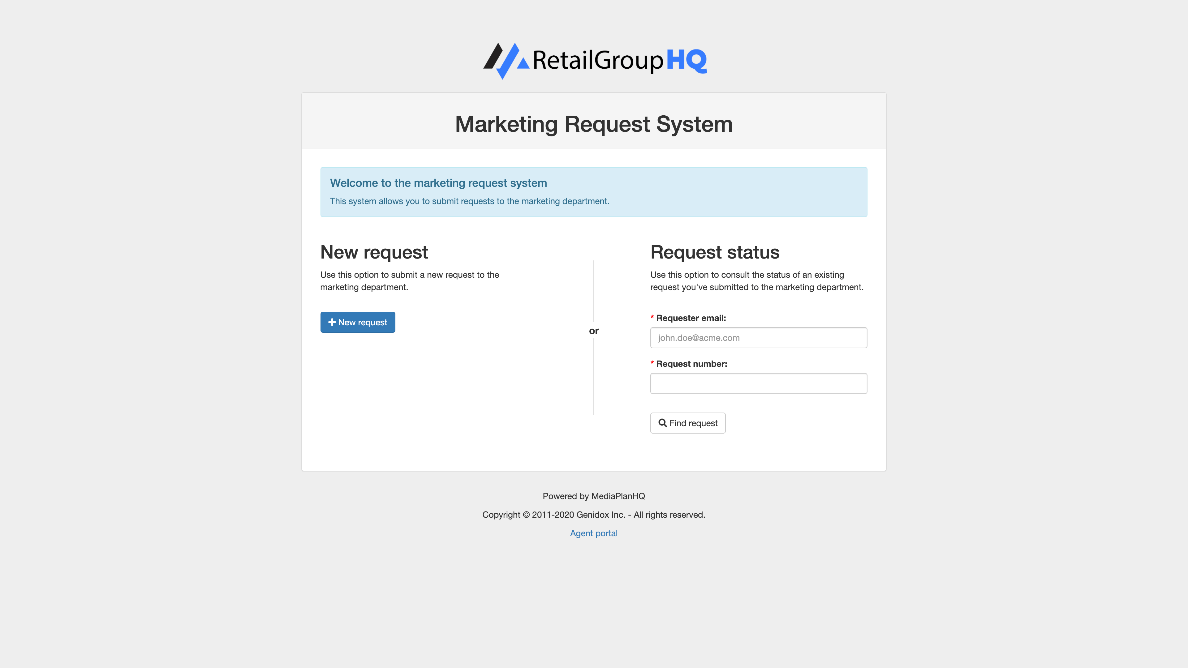 Marketing request forms for a clear channel for requests | MediaPlanHQ
